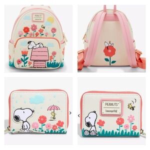 Loungefly | Bags | Loungefly Peanuts Snoopy Doghouse Floral Set | Poshmark